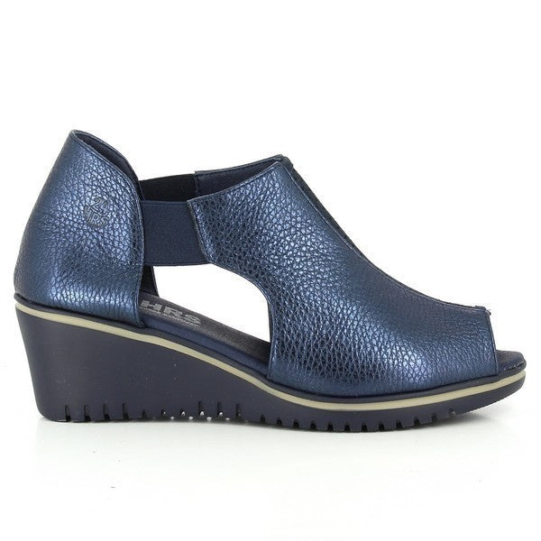 24 Hrs 23243 Navy Wedge Sandals – Eshoes Global