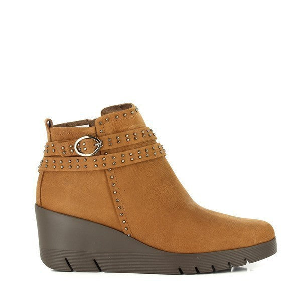 24 Hrs 23455 Tan Ankle Boots – Eshoes Global