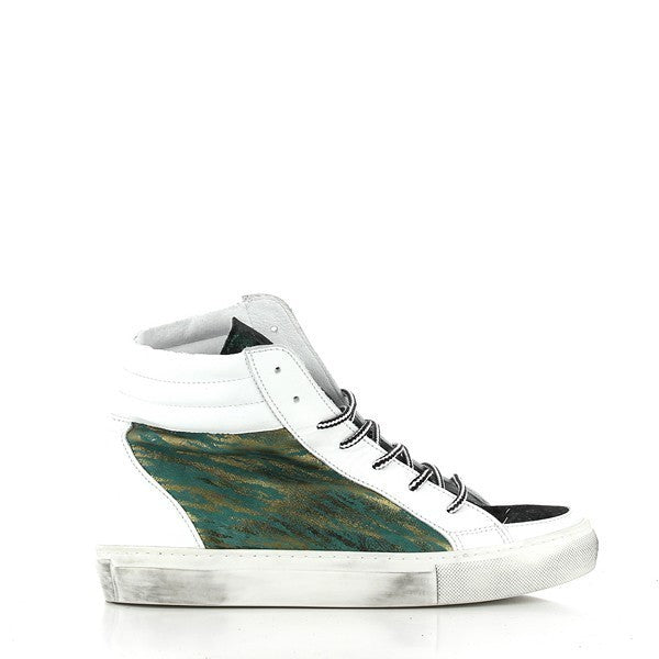 Felmini B409 White & Green Sneakers – Eshoes Global